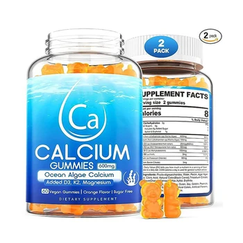 Support Customization Best Calcium Gummies D3 B12 B6 K2 Support With ...