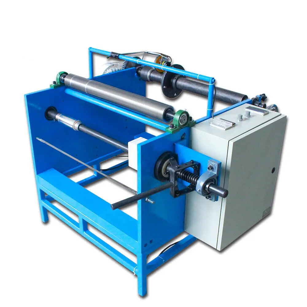 Manual Plastic Film Rewinding Machine Hand Single Shaft Stretch Film ...