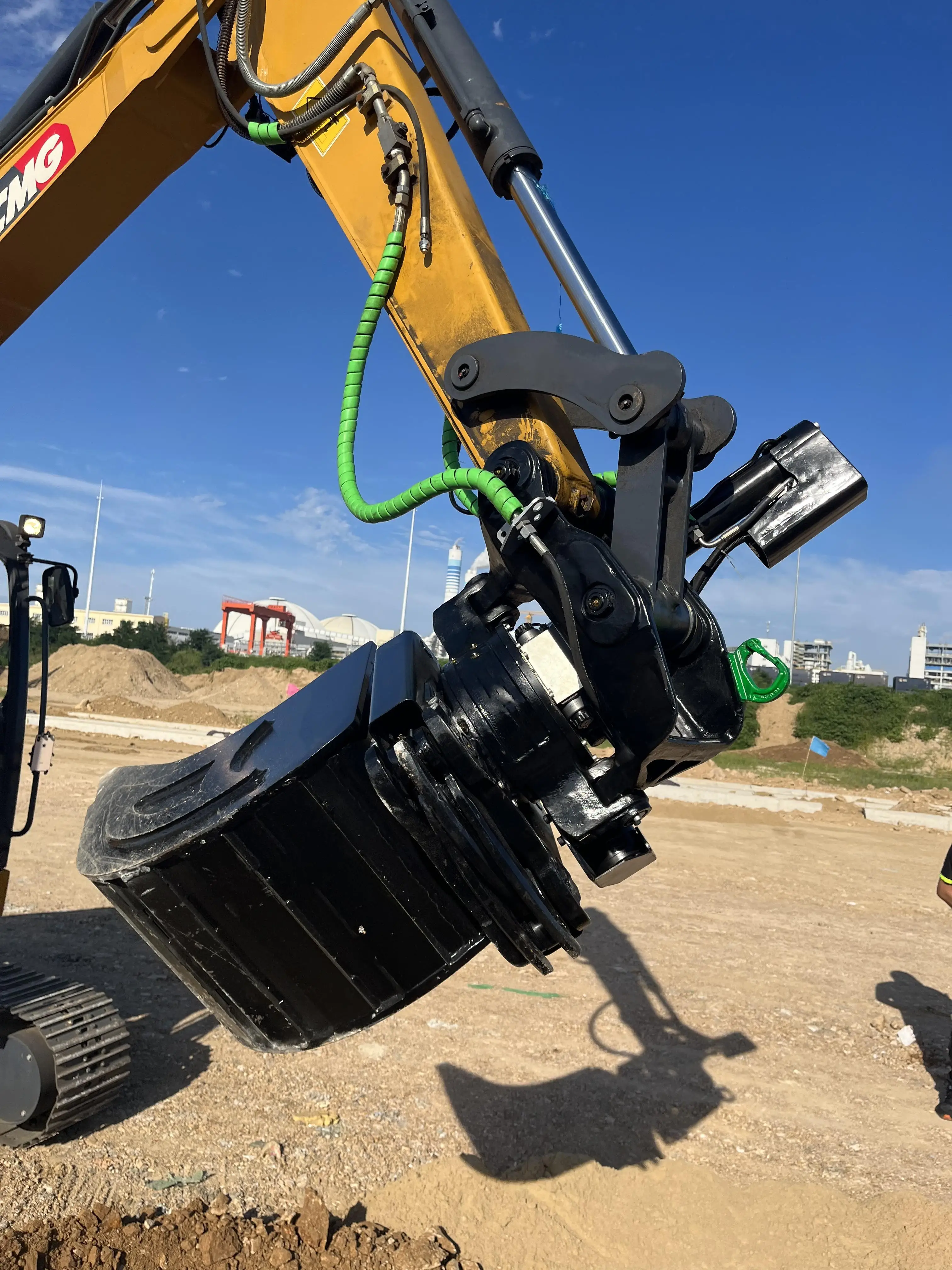 Excavator Grapple Hydraulic Tiltrotators With Log Grapple Quick Coupler ...