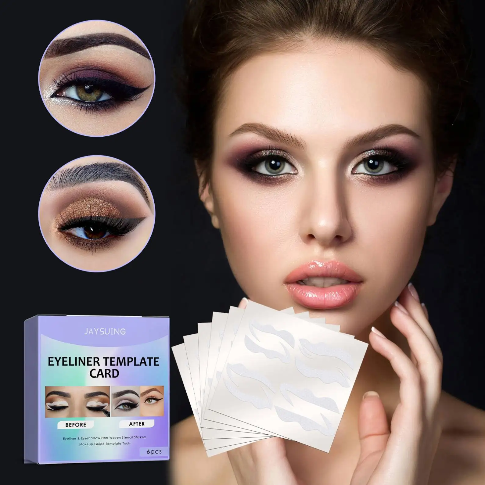 Jaysuing Eyeliner Auxiliary Template Beginner Lazy Artifact Portable ...