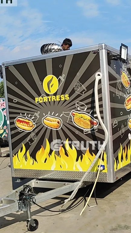 Chinese Pizza Food Trucks Mobile Kitchen Restaurant Burger Van Taco ...