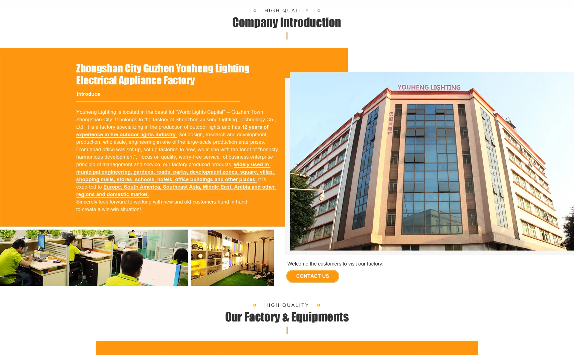 Zhongshan City Guzhen Youheng Lighting Electric Appliance Factory ...