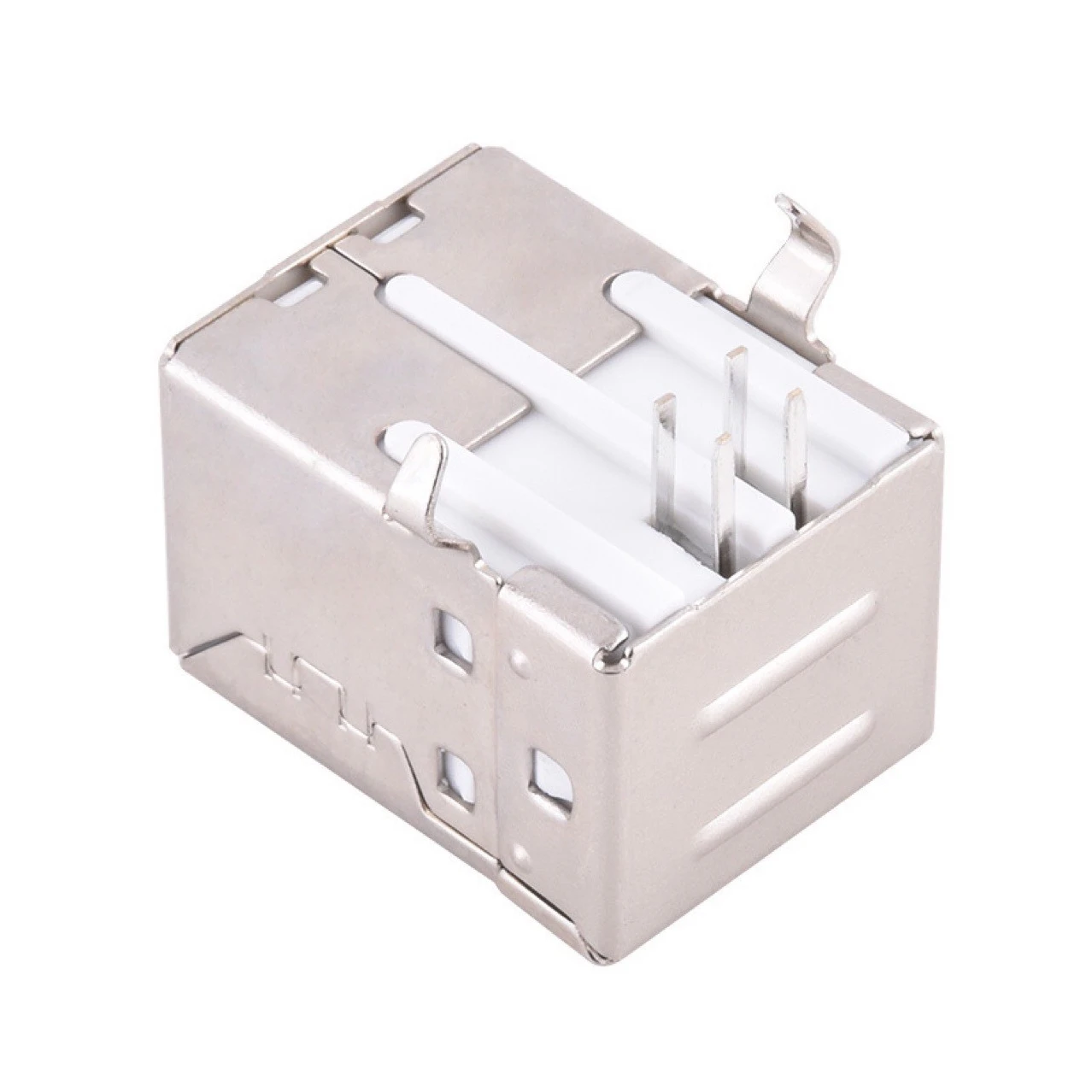 90-degree Usb B Type Female Connector Dip Bf90 Degree Square Port ...