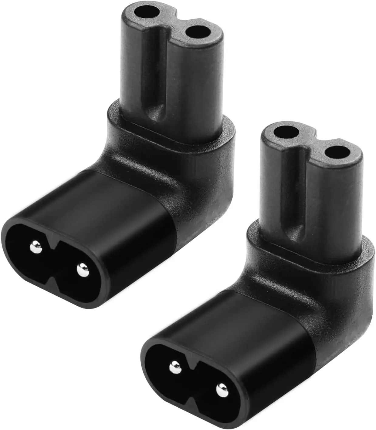 High Quality Iec Converter C7 to C8 Angle Plug Adapter Female to Male ...