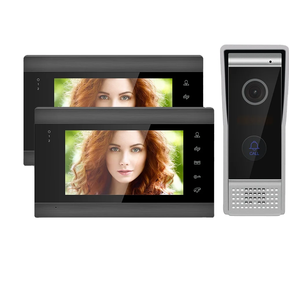 Bcomtech access control system door bell camera wifi 7" touch screen ...