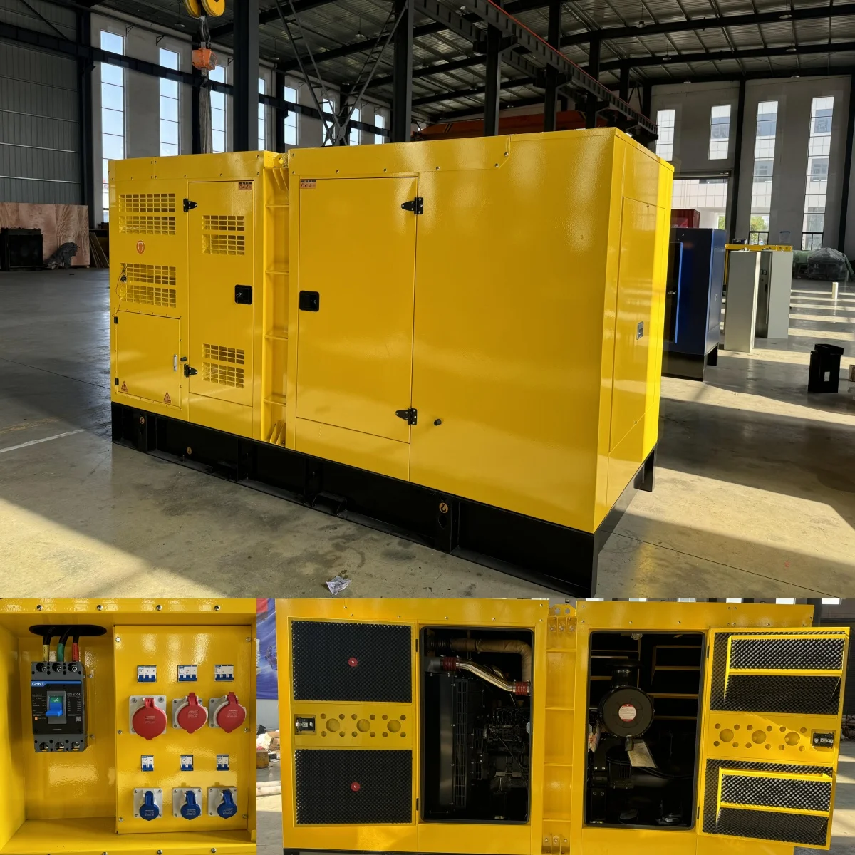 280kw Sound Proof Enclosure Gensets 350kva Silent Generators Price 350 Kva diesel Power Plants ...