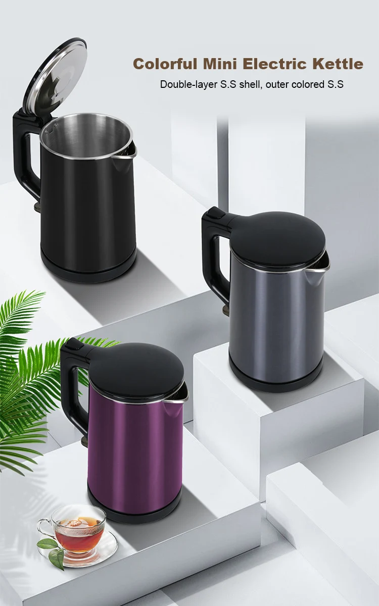 Mini Electric Kettle Electric Stainless-steel Kettle 0.8l Portable ...