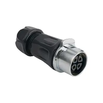 Oswell Plug Socket 4 Pin Cable Connector Waterproof 4pin Power ...