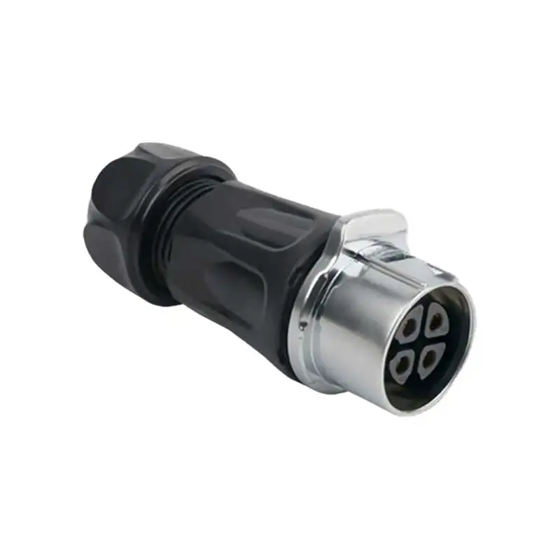 Oswell Plug Socket 4 Pin Cable Connector Waterproof 4pin Power ...