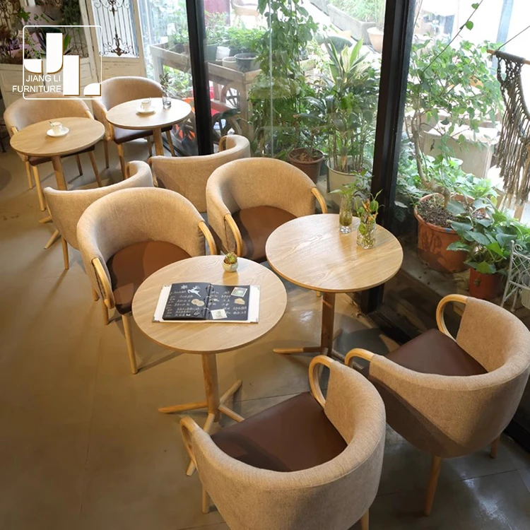 Modern Simple Restaurant Table and Chair Furniture Hotel Cafe Bistro ...
