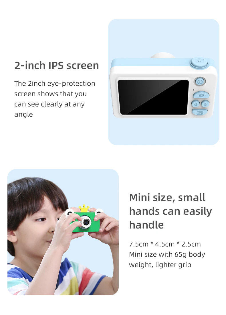 Small Cartoon Digital Camera - Fun for Kids with Wifi