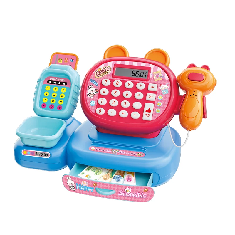 Funny Role Pretend Play - Supermarket Cashier Desk Toy