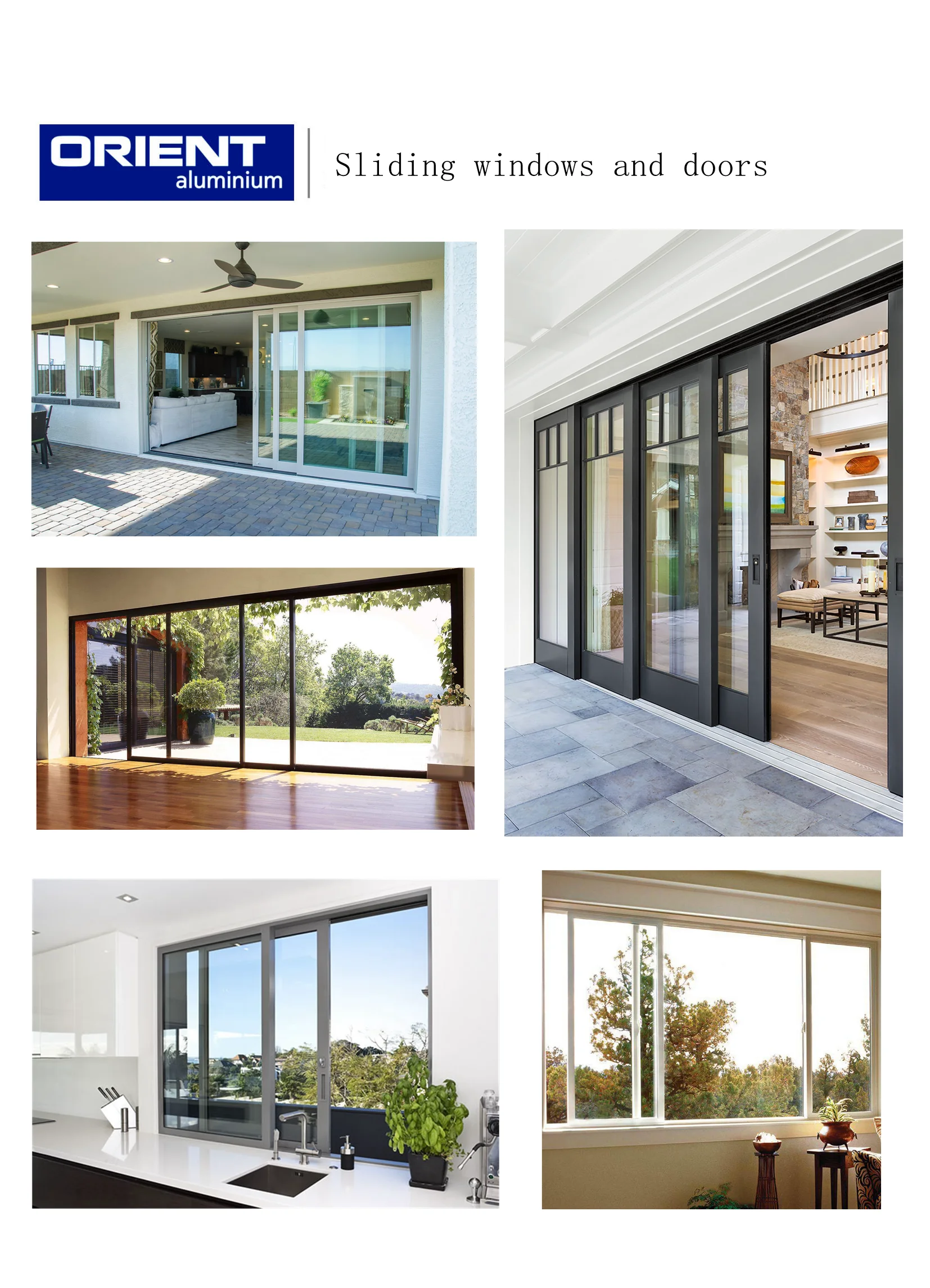 Angola 4x4 Size Slide Aluminium Windows System for Sale