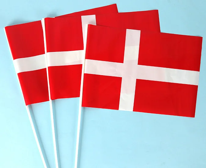 Wholesale Athletes Hand Held Waving Paper Flag Cheering Flags White ...