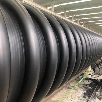 Dn300 -dn 4000mm Krah Tube Hdpe Winding Structure Wall Plastic Carat Tube - Buy Hdpe Carat Pipe ...