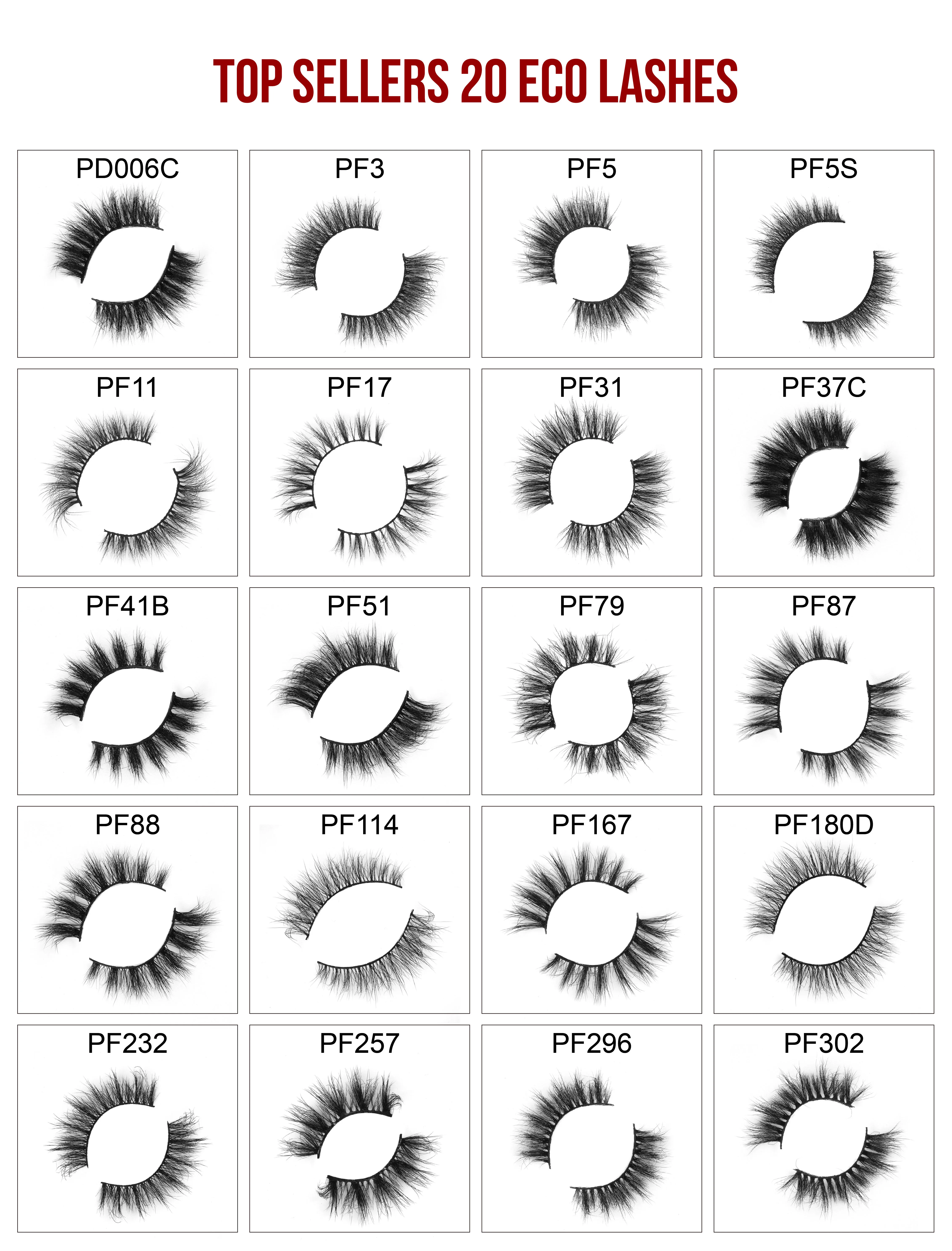 Shop Fluffy Volume and Classic 3D Mink Eyelashes Wholesale