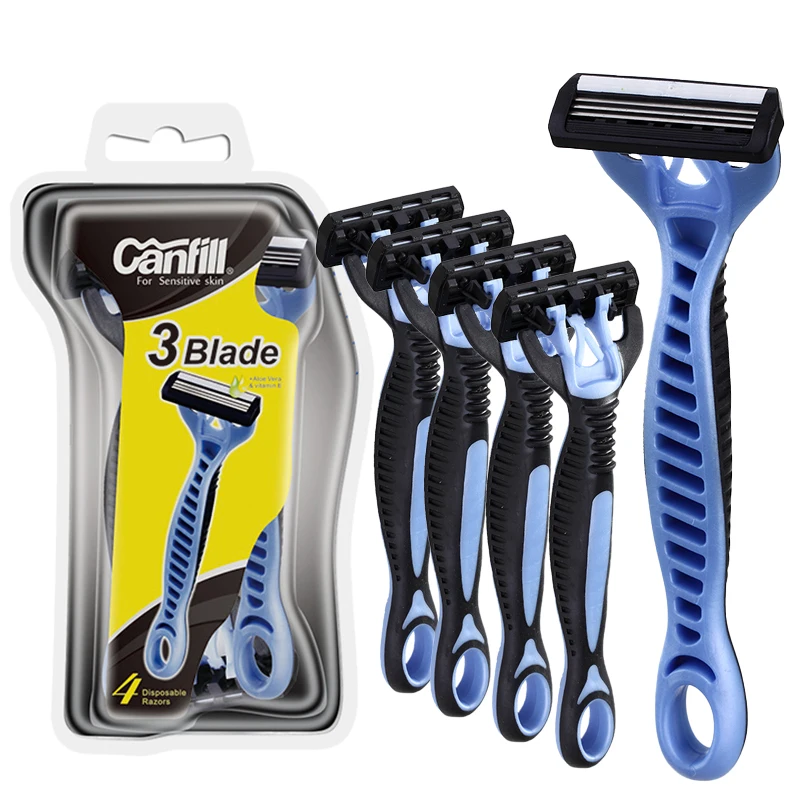 3 Blade Razor - Sharp Stainless Steel Shaving Experience