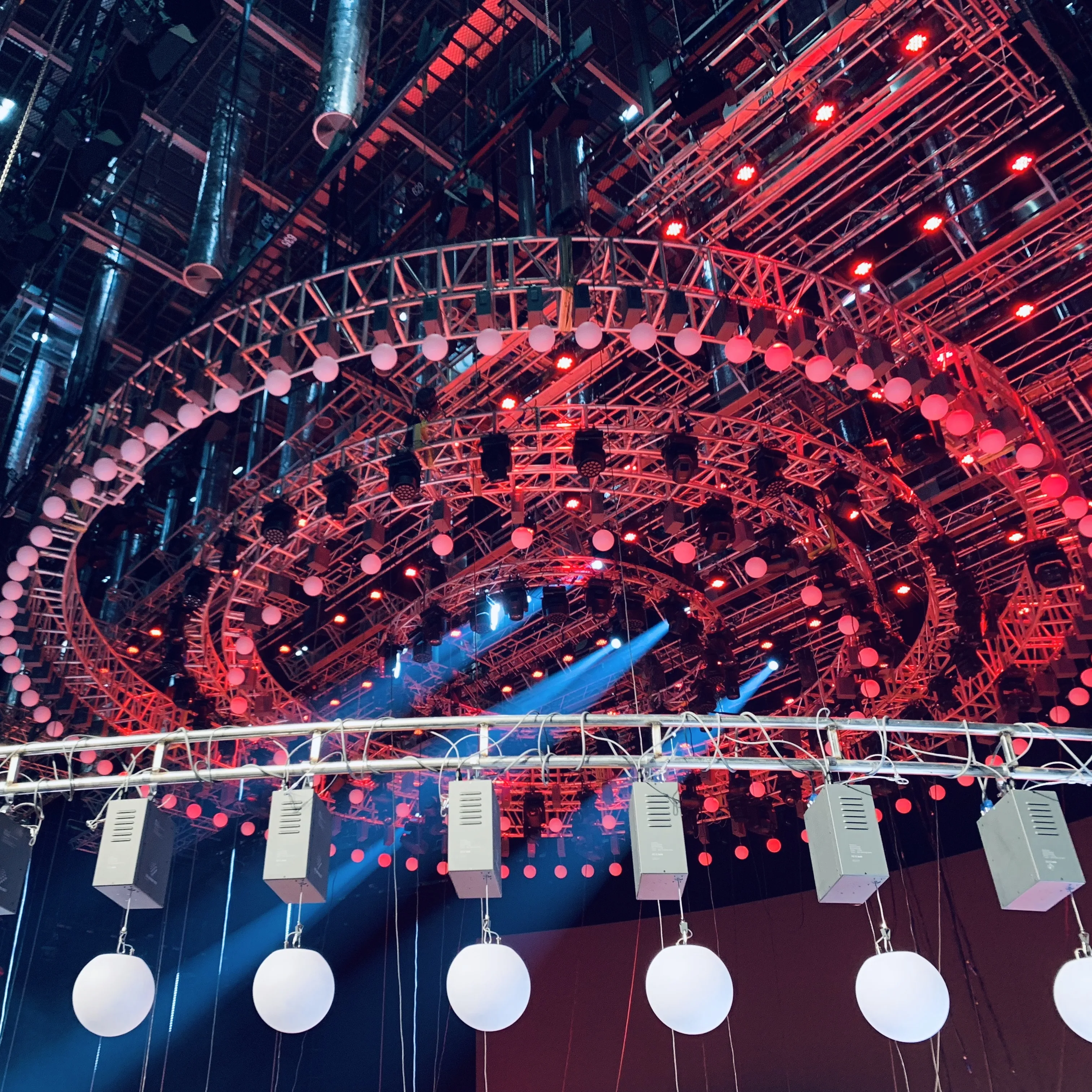 Modern Remote Control DMX 3D LED Stage Lights Kinetic Ball Lighting ...