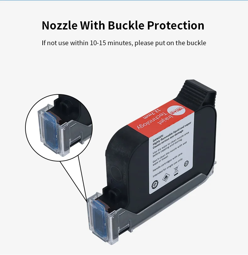 WECARE Handheld Inkjet Printer Ink Cartridge - Fast Dry Solvent