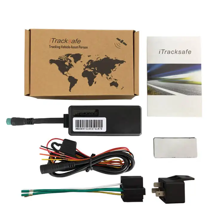 Vibration Alarm Geofence Cut Off Power 4G Vehicle GPS Tracker Device ...