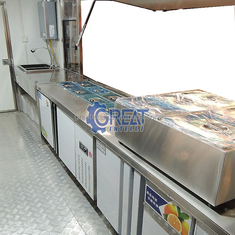 Folding Outdoor Full Equipment Modular Prefabricated Modular Cafe ...