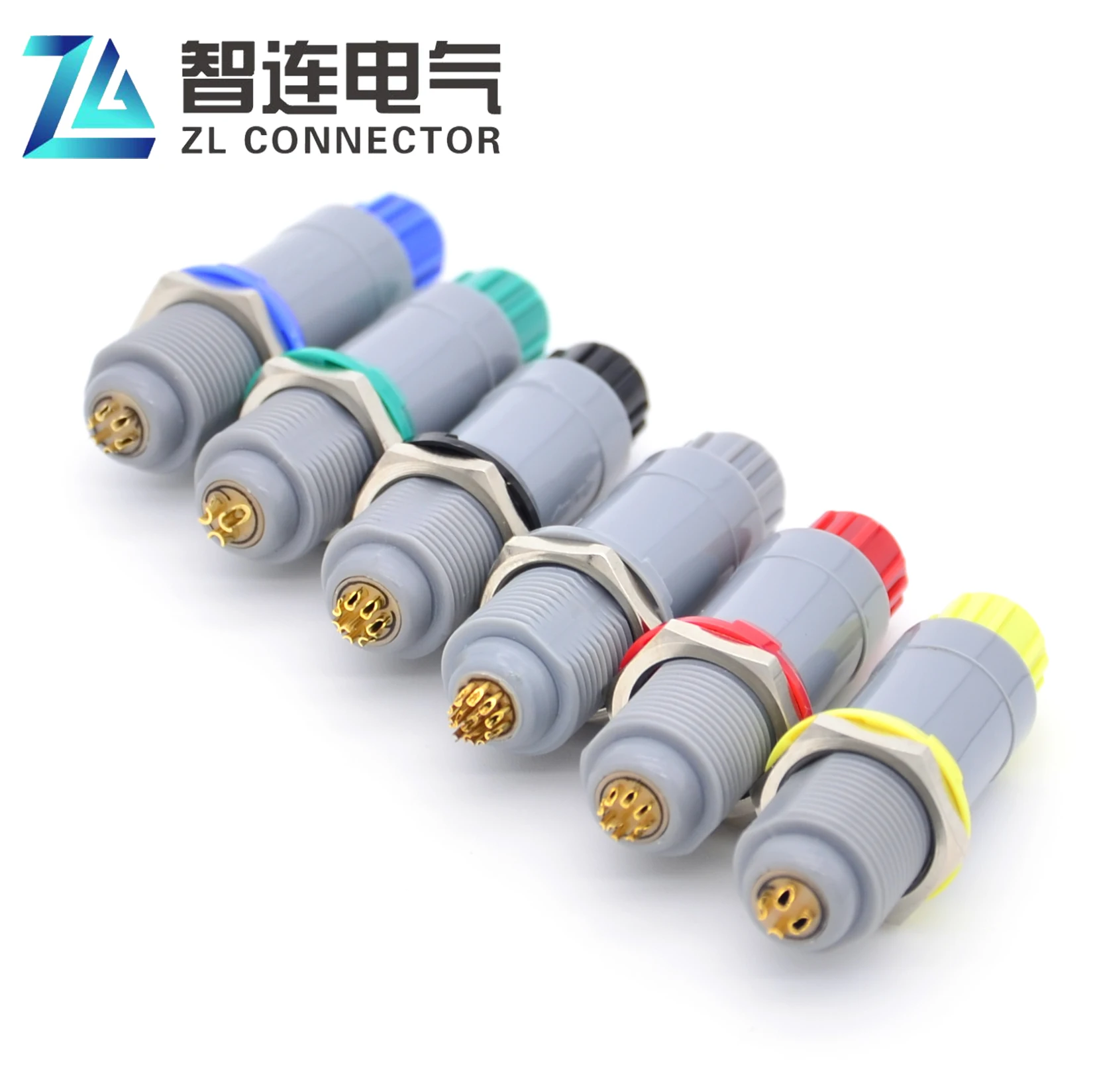Colorful Plastic Circular Push Pull 1P Series Red Medical Equipment 9 ...
