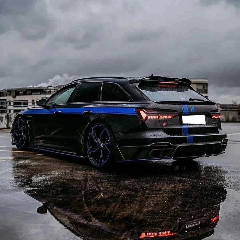 Rs6 Msy Style Dry Carbon Fiber Full Set Bodykit Tuning Front Bumper ...