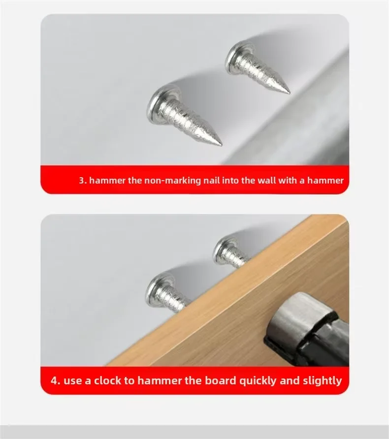 Double-Sided Seamless Wood Skirting Nails Carpenter's Choice Single ...
