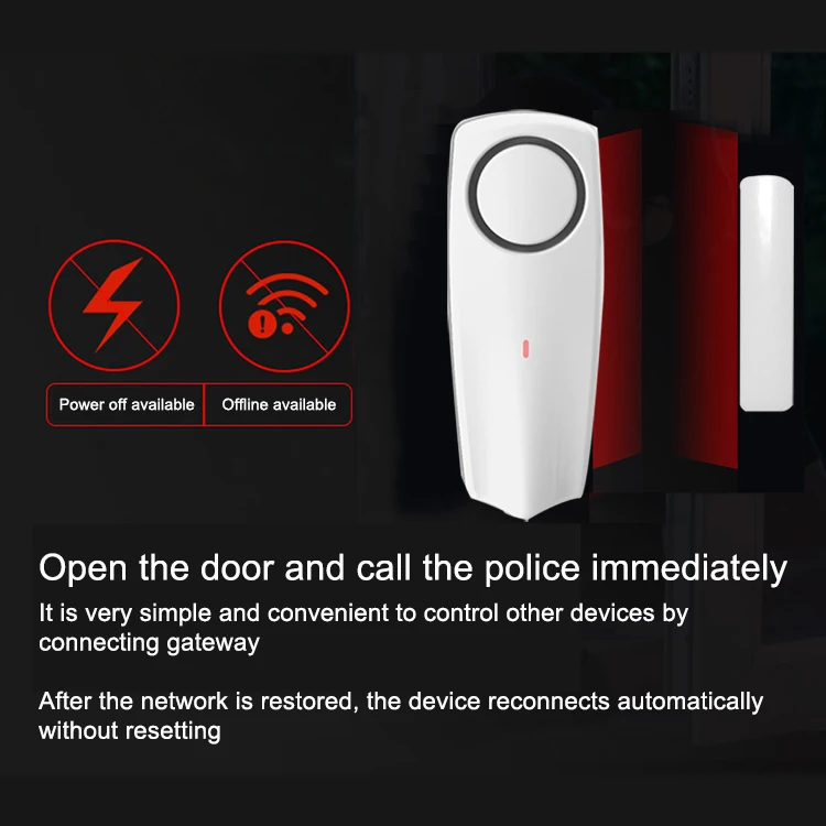 Zigbee Door Magnet Contact Sensor For Tuya Gateway Zigbee Window Sensor ...