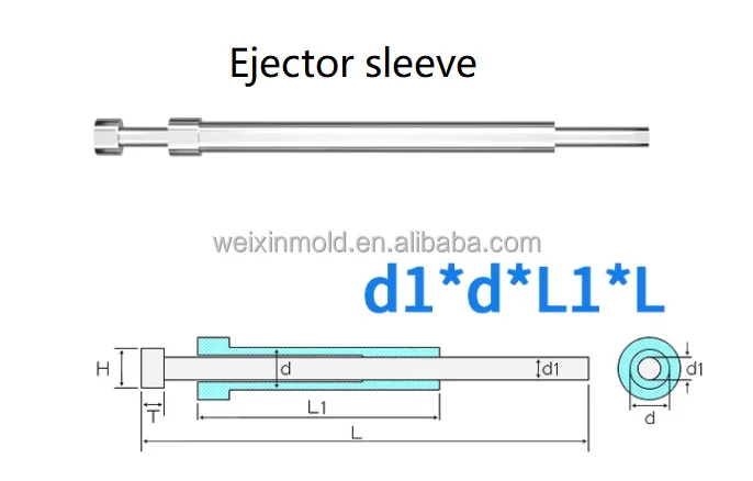 Hasco Z40 Cylinder Round Ejector Pins - Durable & Efficient