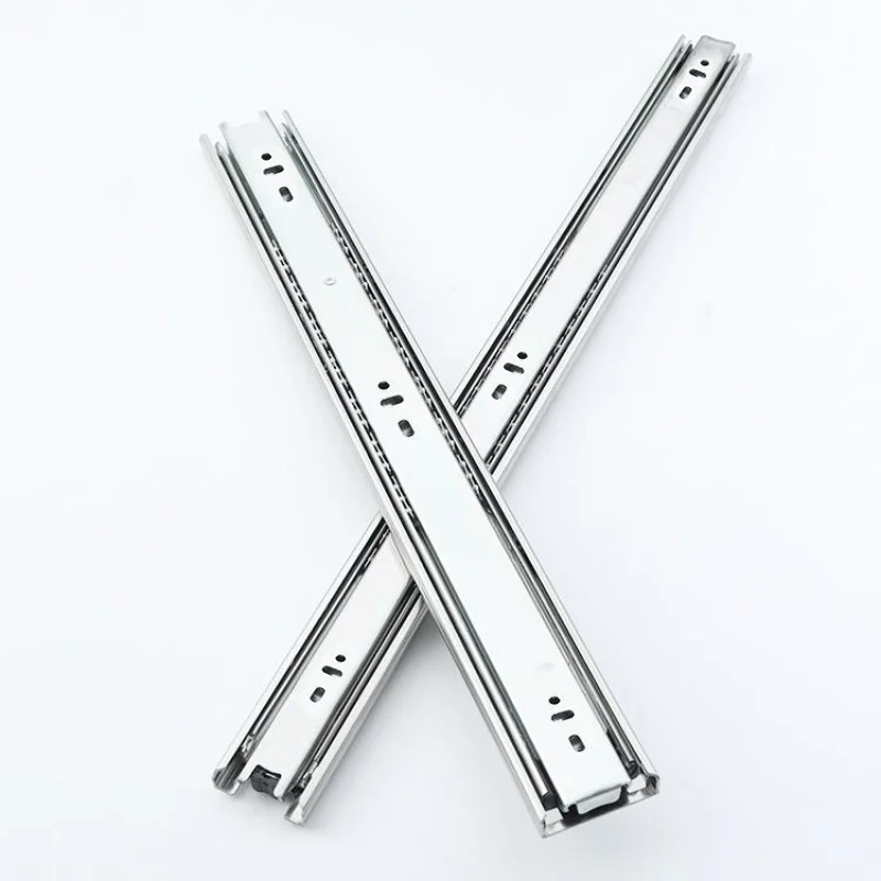 Light Load 37mm Wide 13mm Thick Steel Ball Industrial Telescopic Slider ...