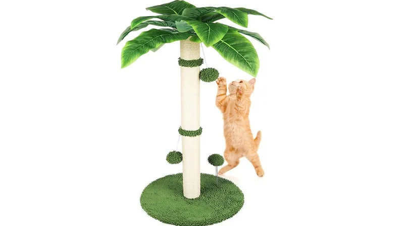 Jaalex Custom Stable Large Cat Tree Tower Wood Sisal Cat Climbing Tree ...