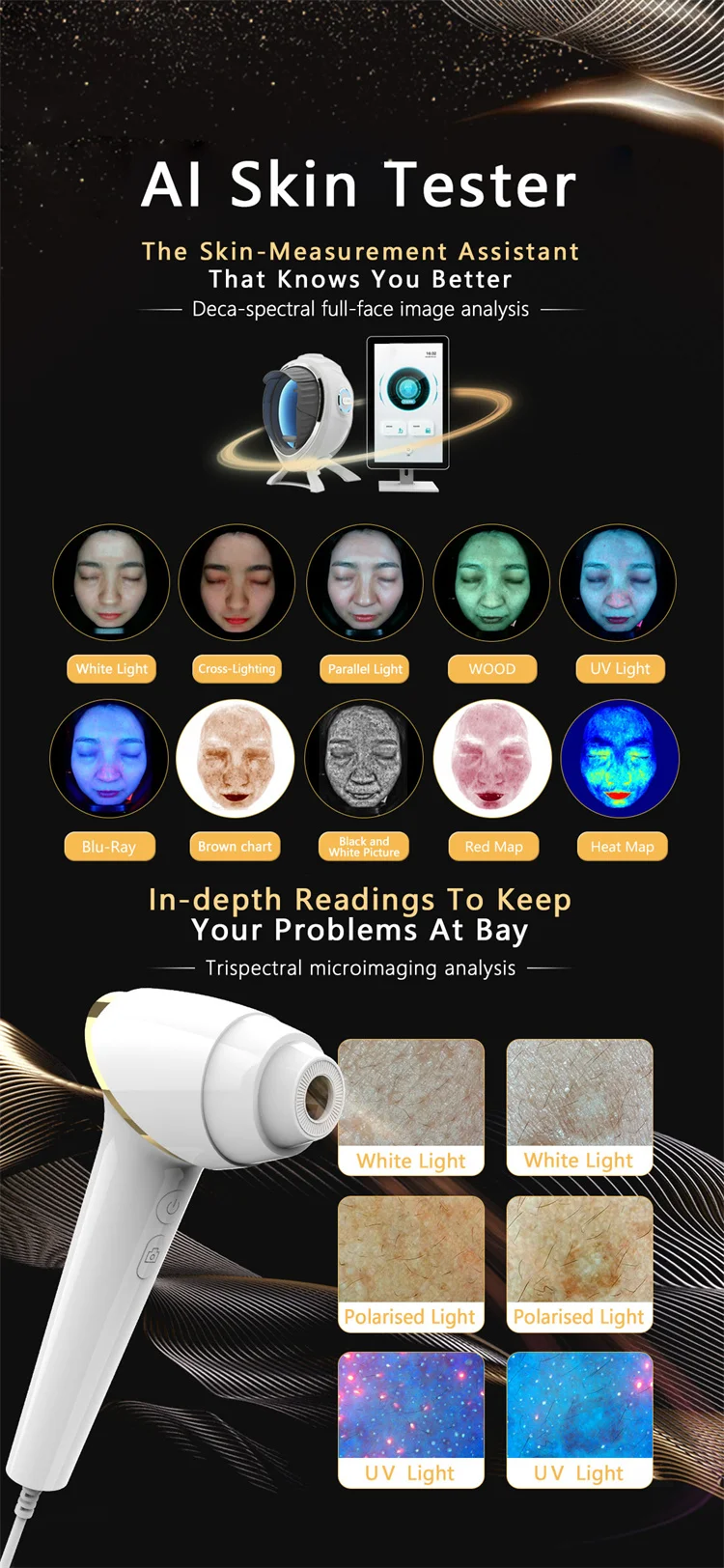 2026 New Upgrade 3d Ai Skin Analysis Detection Facial Skin Analyze ...