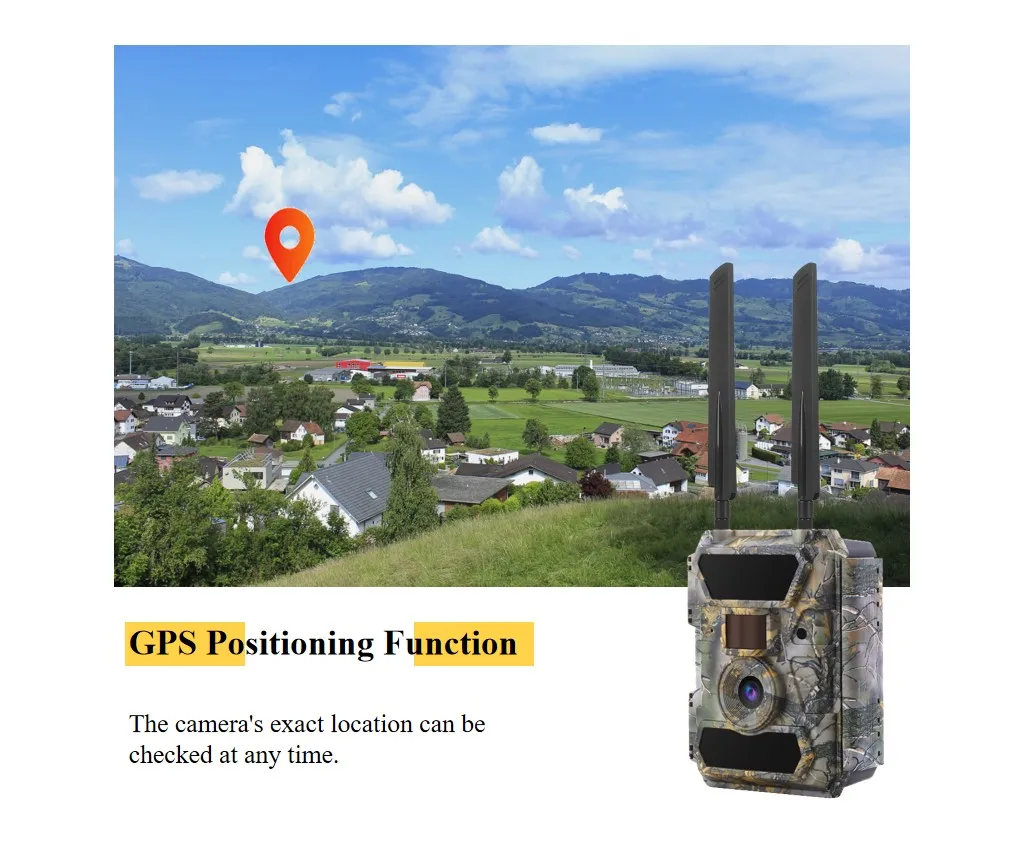 Wireless Infrared Night Vision 4G Trap Camera for Wild Hunting Activity