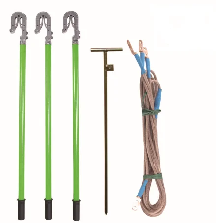 Portable Earthing Devices Earth Set Earthing Wire 10kv 33kv Customize ...
