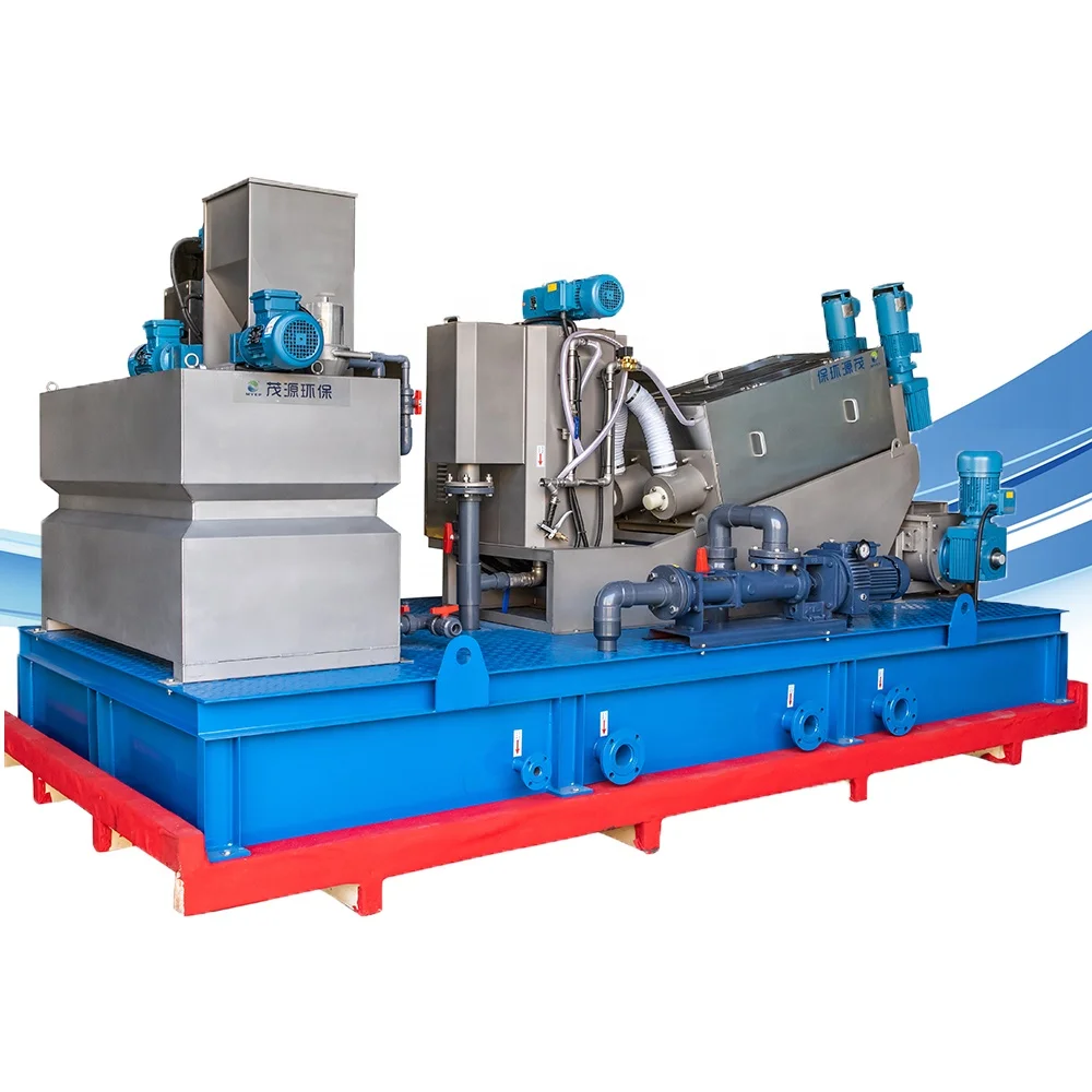 sludge dehydration machine sludge dewatering equipment factory for wtp ...