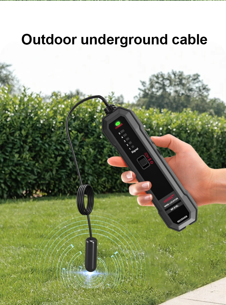 NOYAFA NF-818L Underground Wire Tracker – Locate Underground Wires and ...