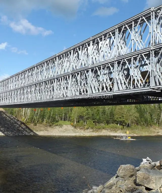 Galvanized Heavy Duty Temporary Steel Truss Structure Pedestrian Bridge ...
