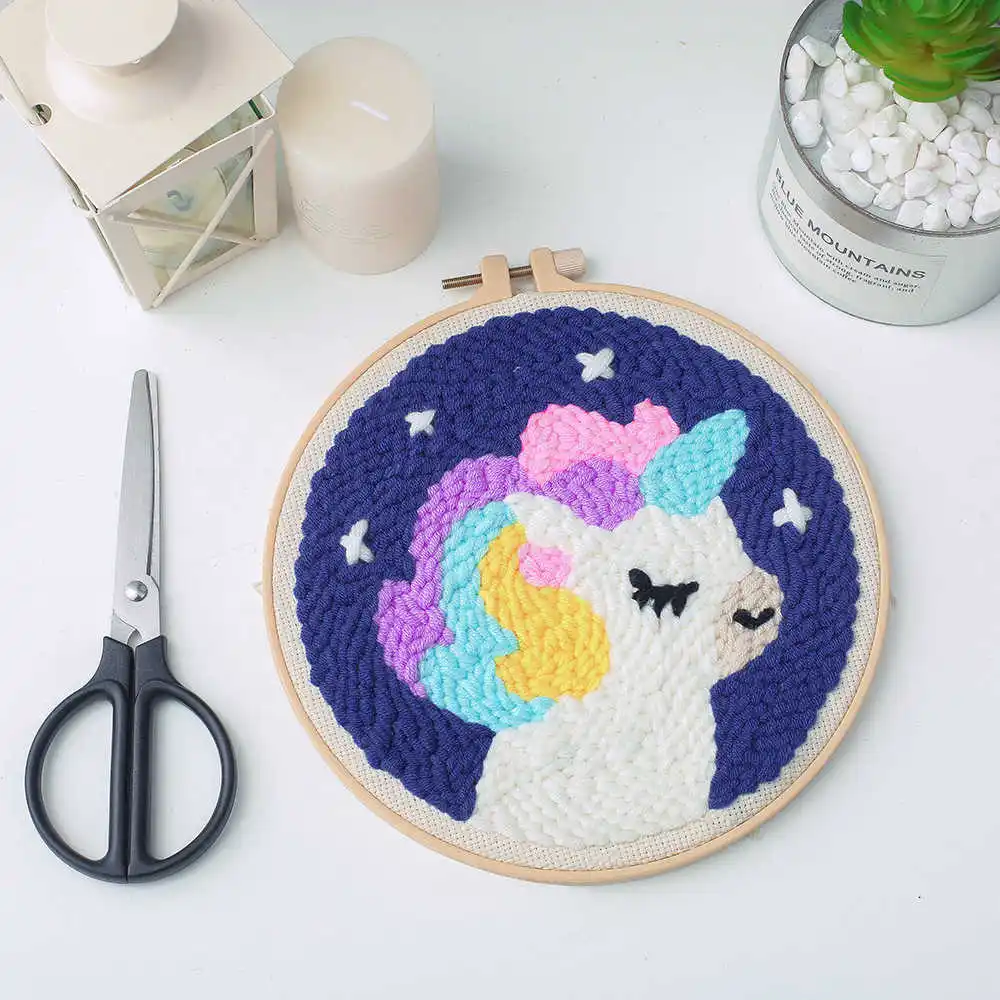 Russian Poke Embroidery Fabric Wool Embroidery Diy Material Tiktok ...