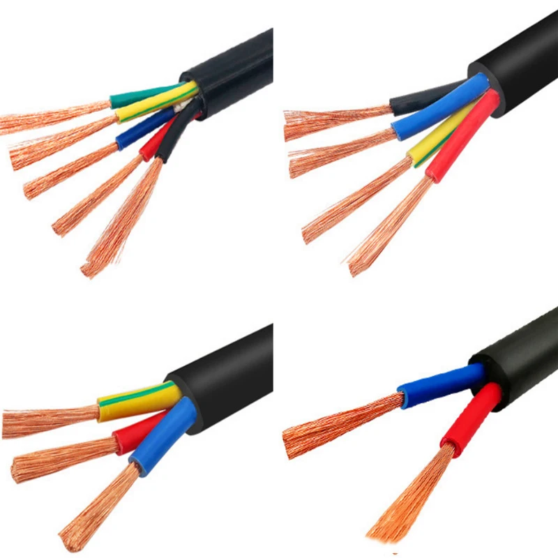High Quality 3 Core Multi Cord 0.75mm 1.5mm 2.5mm 4mm Rvv Cable ...
