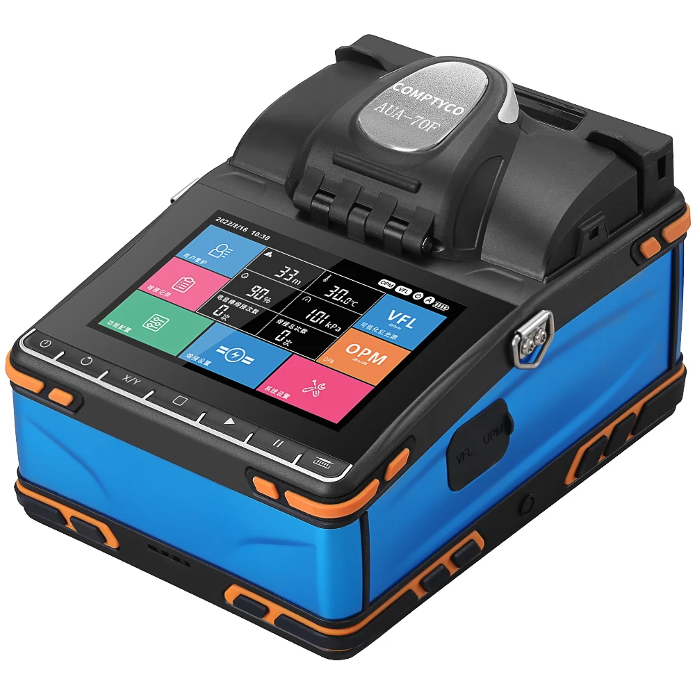 Comptyco Aua-70f Bule Fully Automatic Fusion Splicing Machine Fiber ...