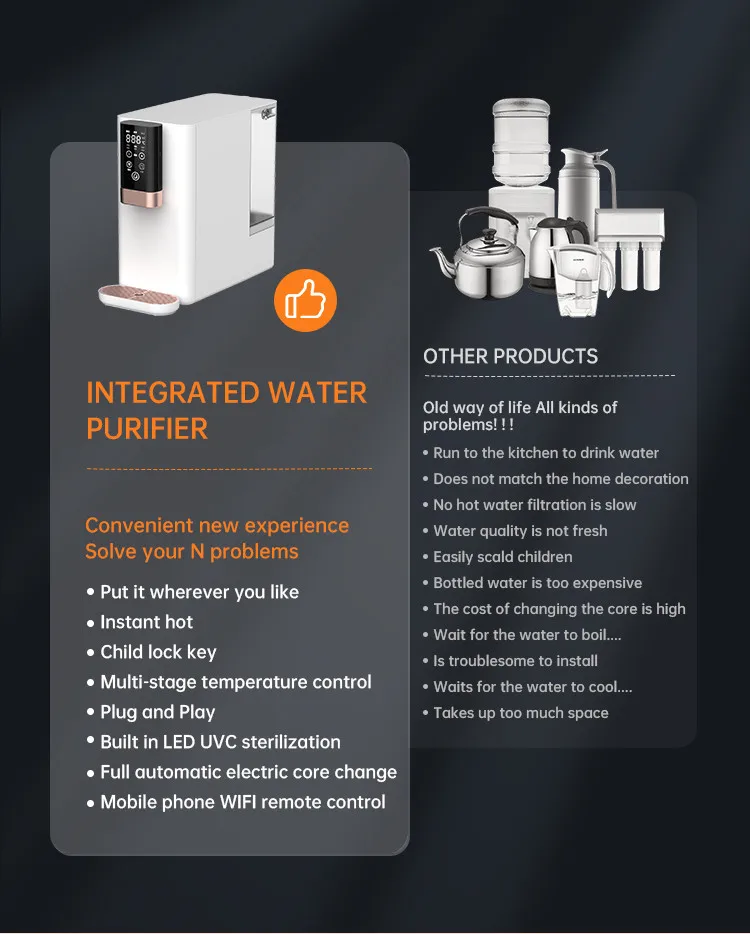 Hot Warm Water Purifier Dispenser - Efficient & Eco-friendly