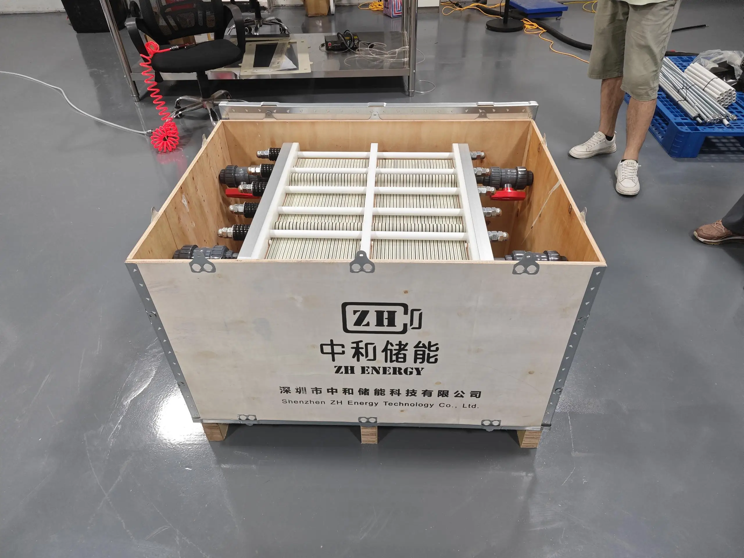 10kw Vanadium Redox Flow Battery Stack Vrfb For Long Duration Energy ...