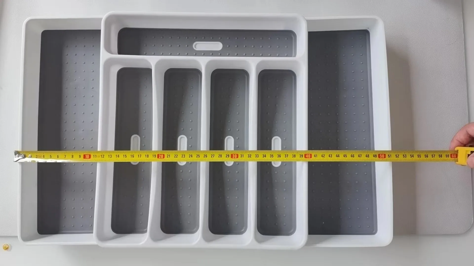 Cutlery Tray Expandable Plastic Foldable Storage Box For Knife And Fork ...