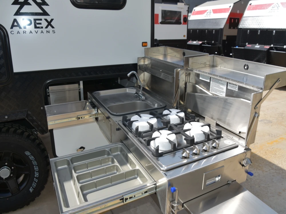 MJC 13 Foot Camper Travel Trailer - Ideal for off Road Camping