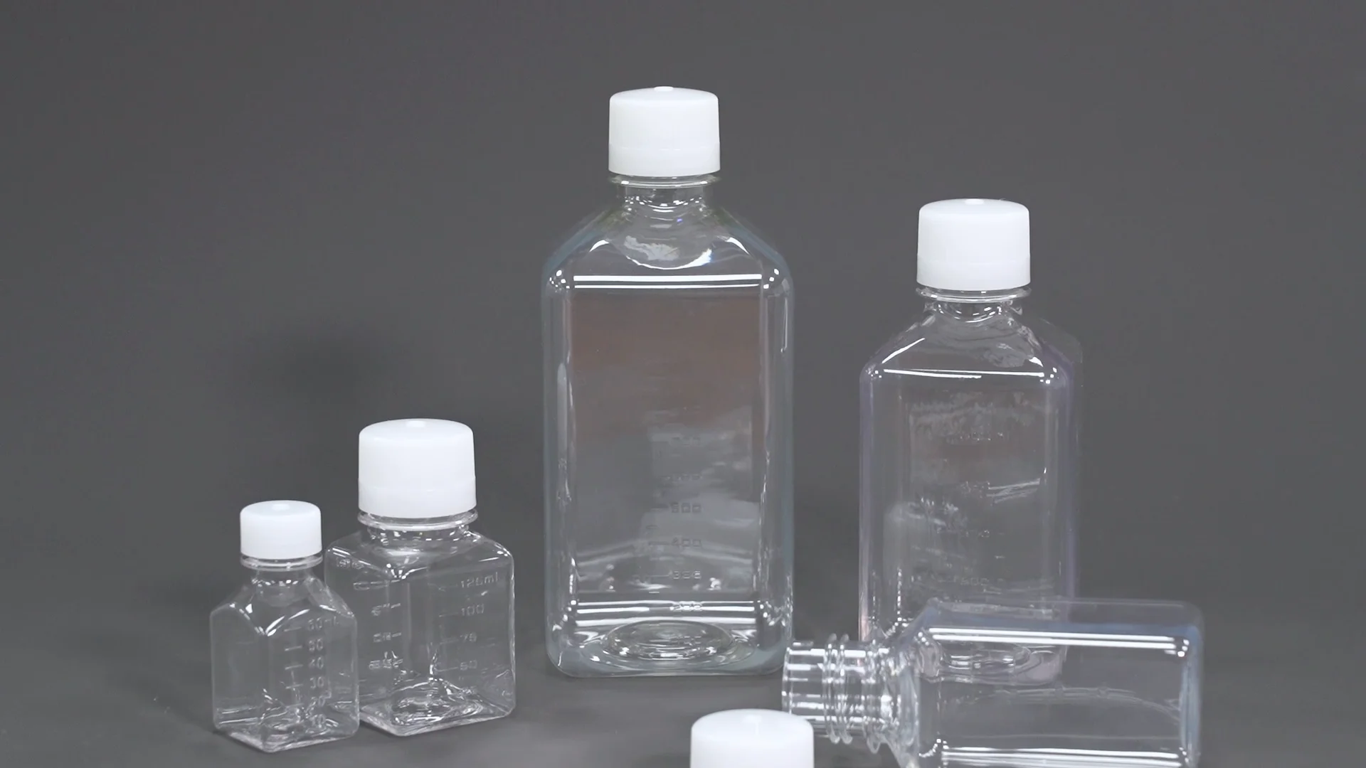 Lab Use Culture Medium Container Pet Petg Reagent Bottle 5cc 10cc 30cc 125cc 250cc 500cc 1000cc ...