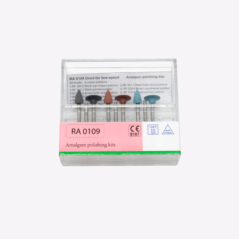 Ra0109 Amalgam Dental Lab Polishing Burs Tips Cups Silicone Polisher ...
