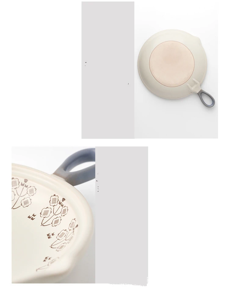 Flat Bottom Ceramic Japanese Casserole Dish With Handle High ...