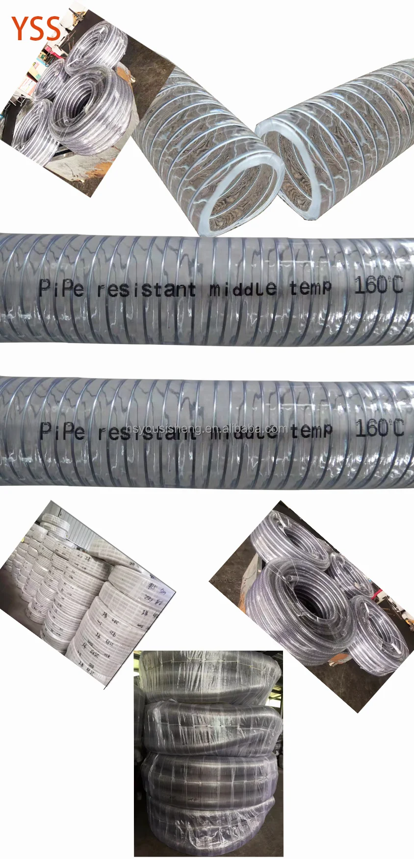 China Factory 38mm High Temperature Resistant Pipe Air Conveying ...