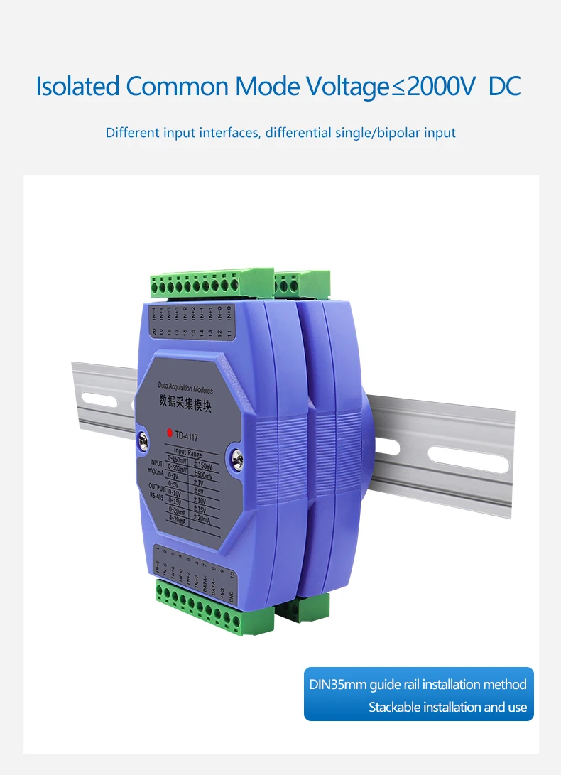 RS485 Input 8 Road Relay Output Module - Isolated Modbus-rtu